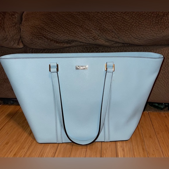 kate spade | Bags | Kate Spade Light Blue Large Tote | Poshmark